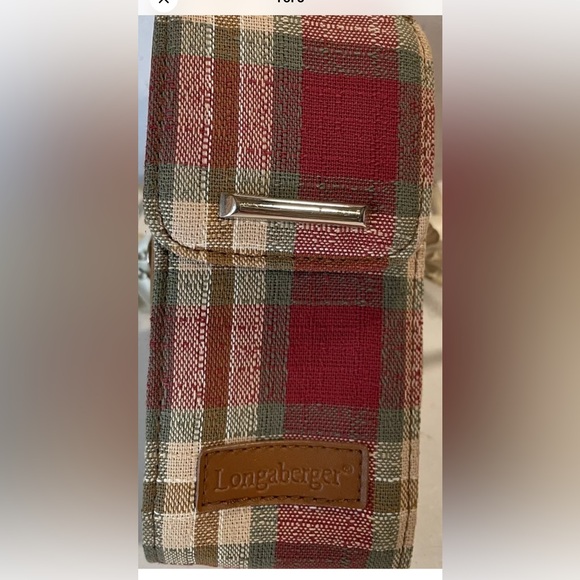 Longaberger | Accessories | Vtg Longaberger Belt Bag Wallet Phone ...